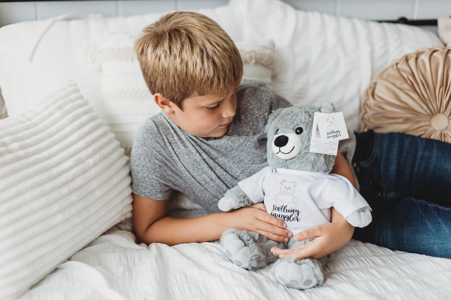 Soothing Snuggler: Sensory Calming Toys, Comforting Talking Teddy Bear
